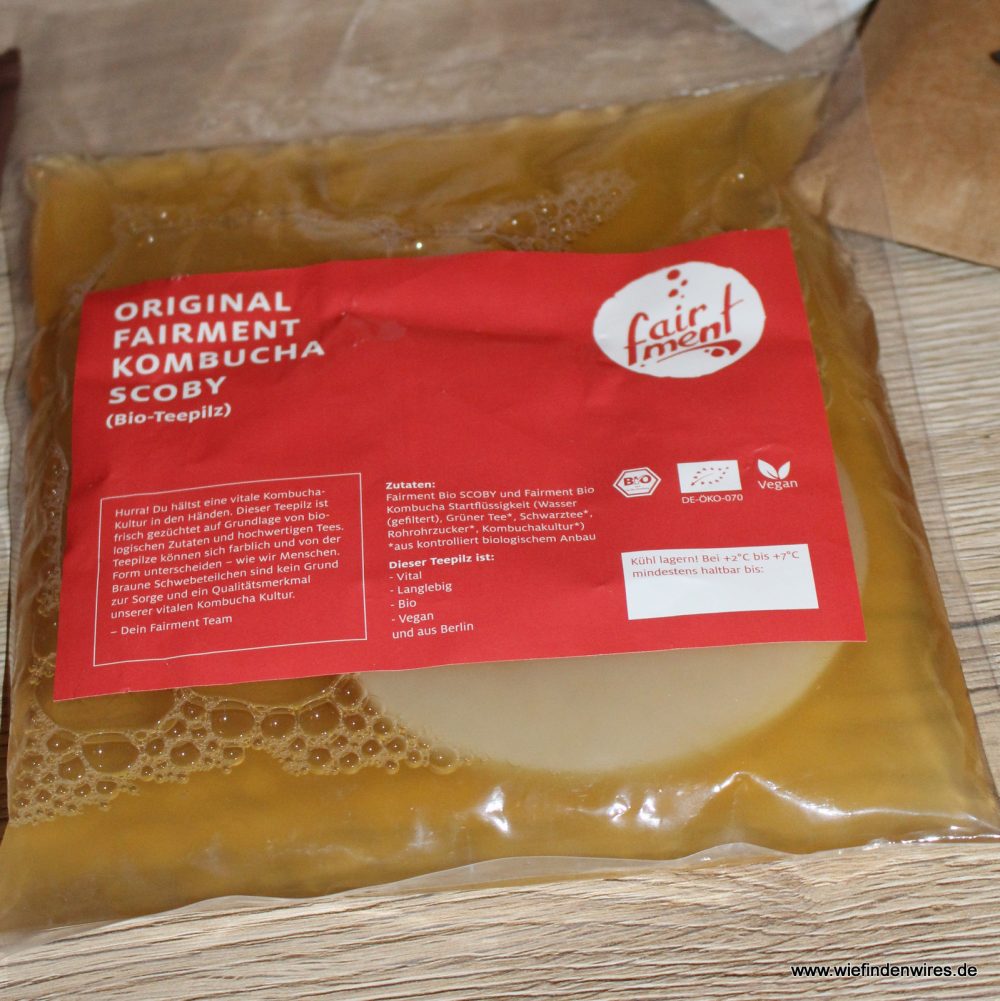 Kombucha selbstgemacht mit Fairment - meine Erfahrung